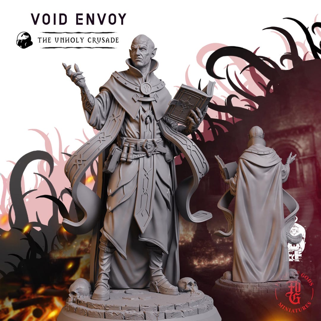 Void Envoy | Fantasy Tabletop Miniature - 28MM - 100MM | Dungeons and ...