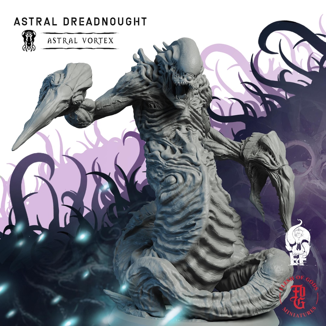 Astral Dreadnought | Fantasy Tabletop Miniature - 28MM - 36MM ...