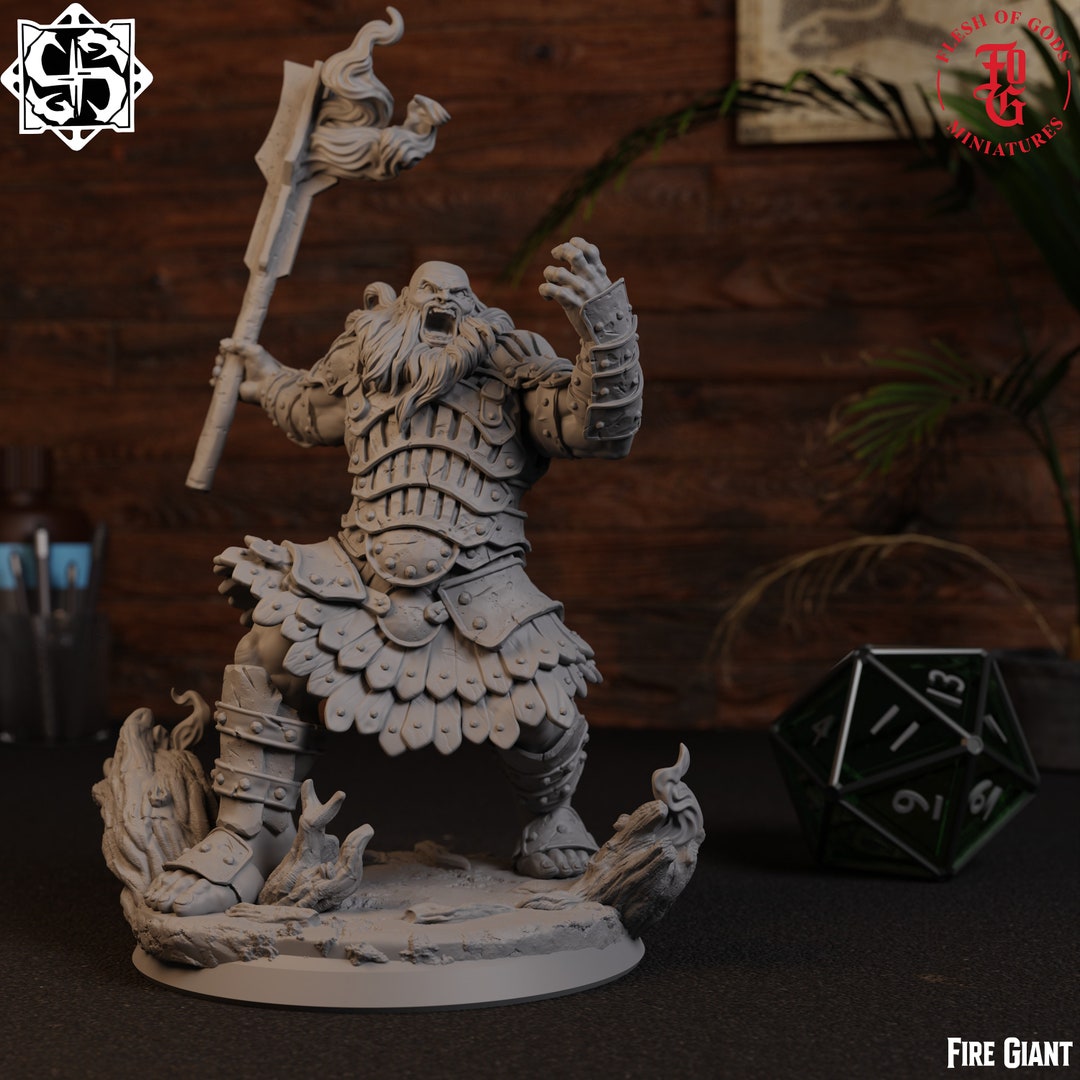 Fire Giant | Fantasy Tabletop Miniature - 28MM - 45MM | Dungeons and ...