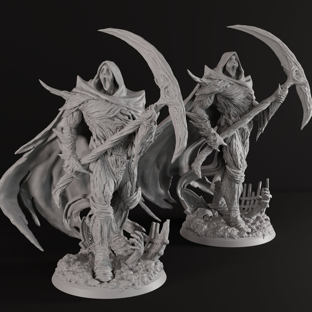 Ghost Assassin Fantasy Tabletop Miniature 28MM 100MM - Etsy