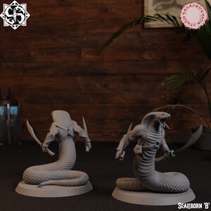 Scaleborn | 3D Printed Fantasy Tabletop Miniatures - 28MM - 100MM ...