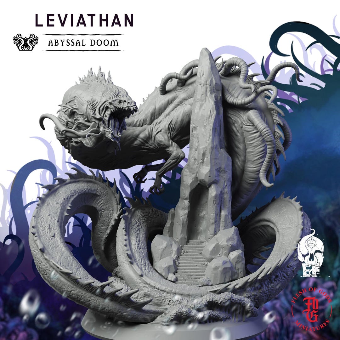 Leviathan | Fantasy Tabletop Miniature - 28MM - 36MM | Dungeons and ...