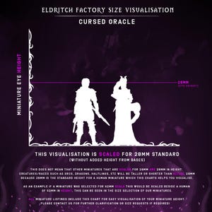 Cursed Oracle | Fantasy Tabletop Miniature - 28MM - 100MM | Dungeons ...