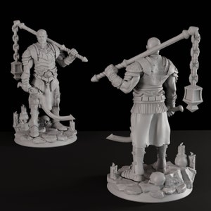 Desert Acolyte Fantasy Tabletop Miniature 28MM 100MM Dungeons and ...