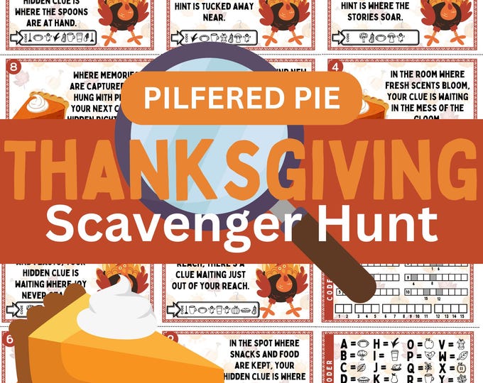 Football Scavenger Hunt for Kids, Indoor Printable Game, Riddles ...