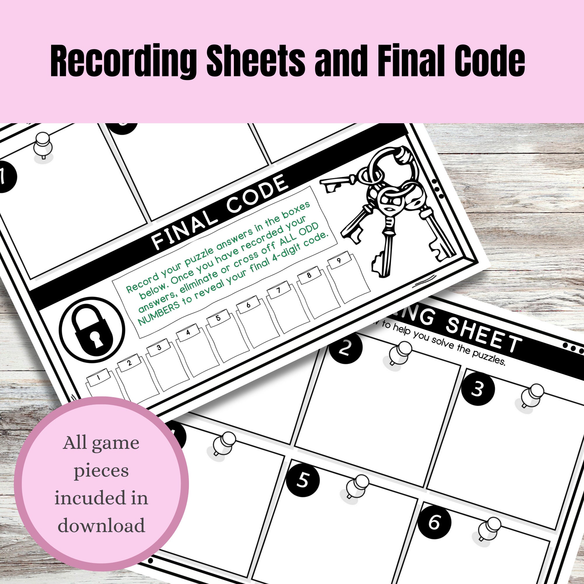 Valentine's Day Escape Room, Printable Party Game, Classroom Party ...