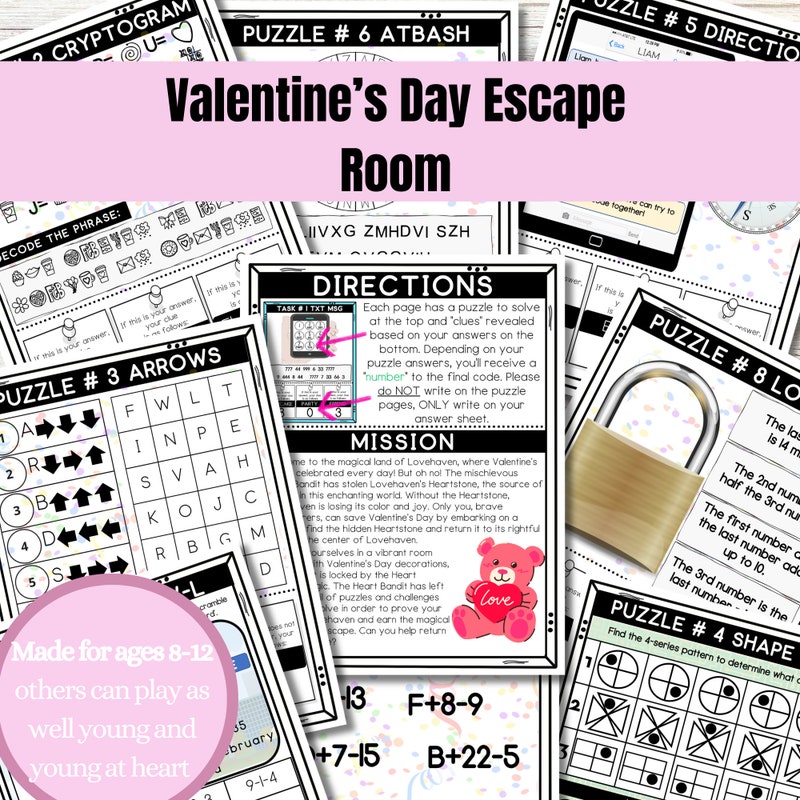 Escape Room Printable - Etsy