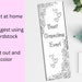 Mother's Day Printable Coloring Bookmark, Gifts for Grandma, Presents ...