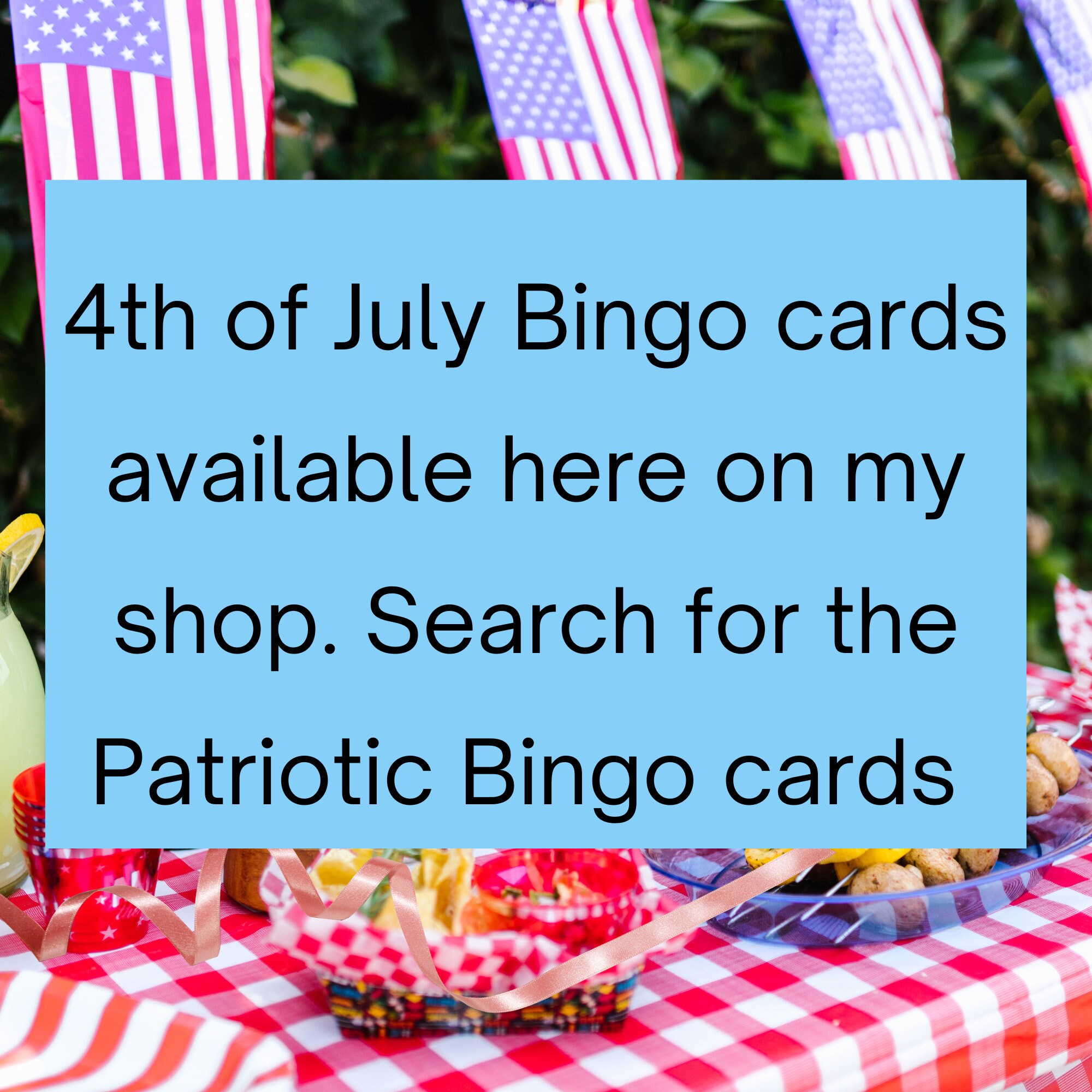 Memorial Day Bingo Cards, Patriotic Bingo,instant Download, Military ...