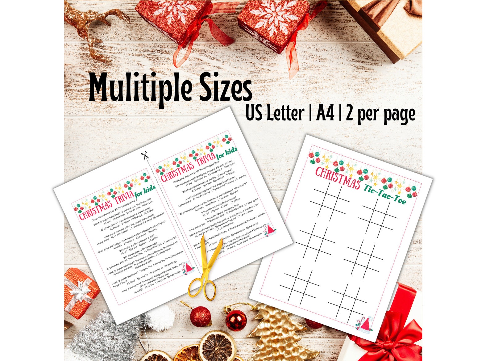 Christmas Game Bundle, 12 Printables, Winter Game Bundle, Christmas ...