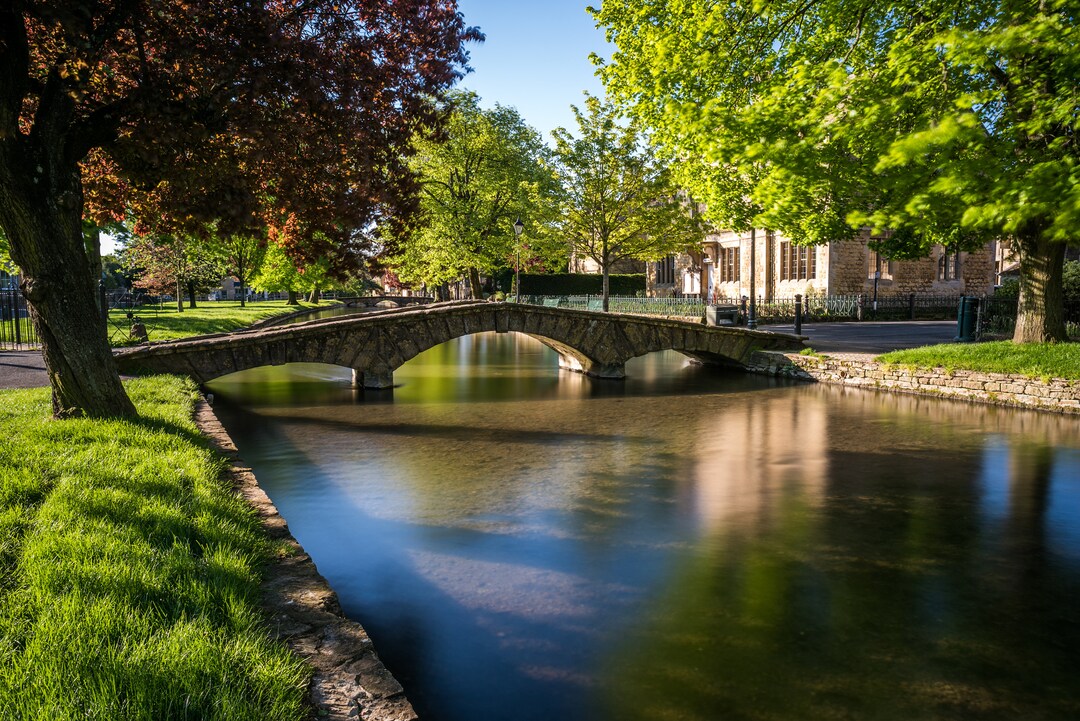 Bourton on the Water Wall Hanging Canvas Wall Art, - Etsy UK
