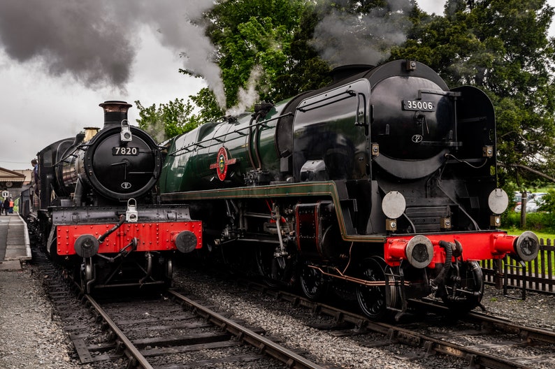 Steam Train Wall Hanging Canvas Wall Art, - Etsy UK