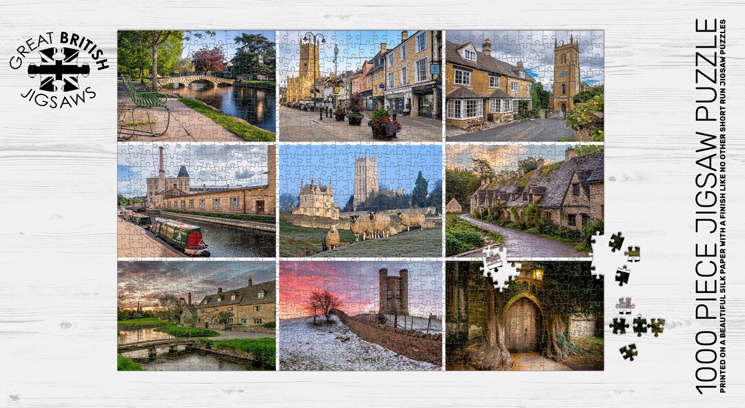 The Cotswold 1000 Piece Jigsaw Puzzle Multiple Images - Etsy