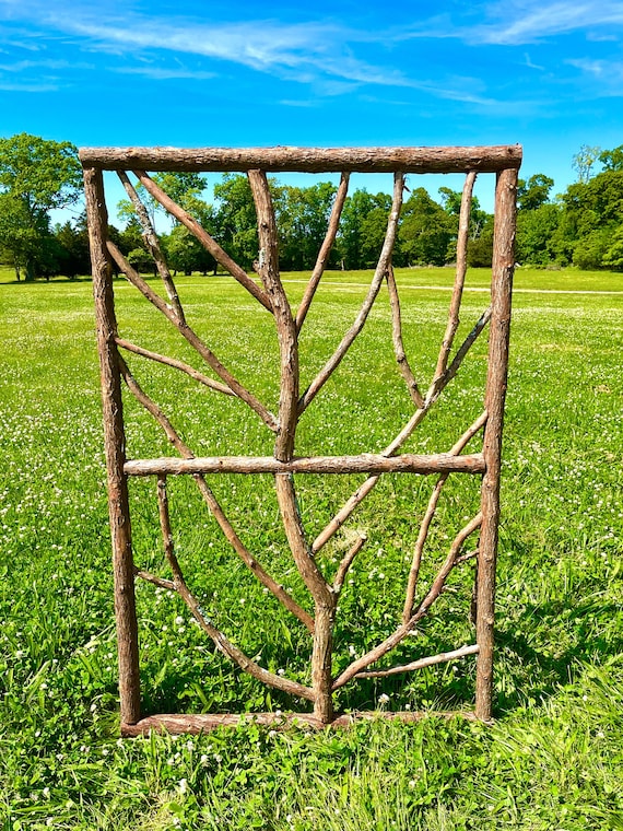 Rustic Gate Tall Fallen Tree Design | Etsy