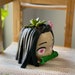 Girl With Pink Bow Pot Plant Custom Succulent Stand Indoor - Etsy