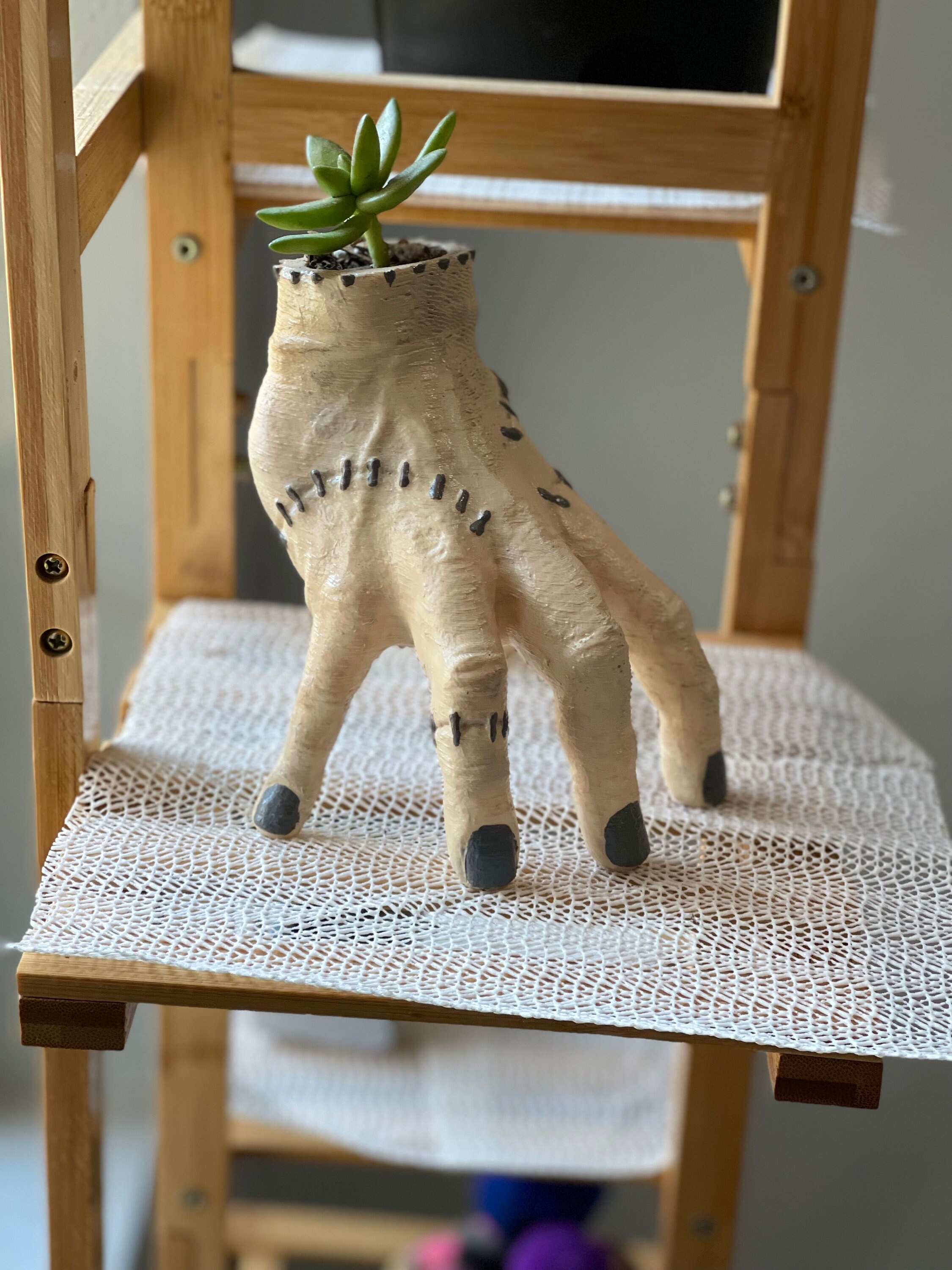 Hand Pot Plant Custom Succulent Stand Indoor Inches Tall - Etsy