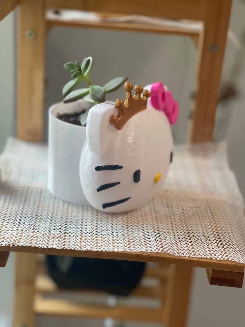 Princess Cat Pot Plant Custom Succulent Stand Indoor Inches - Etsy
