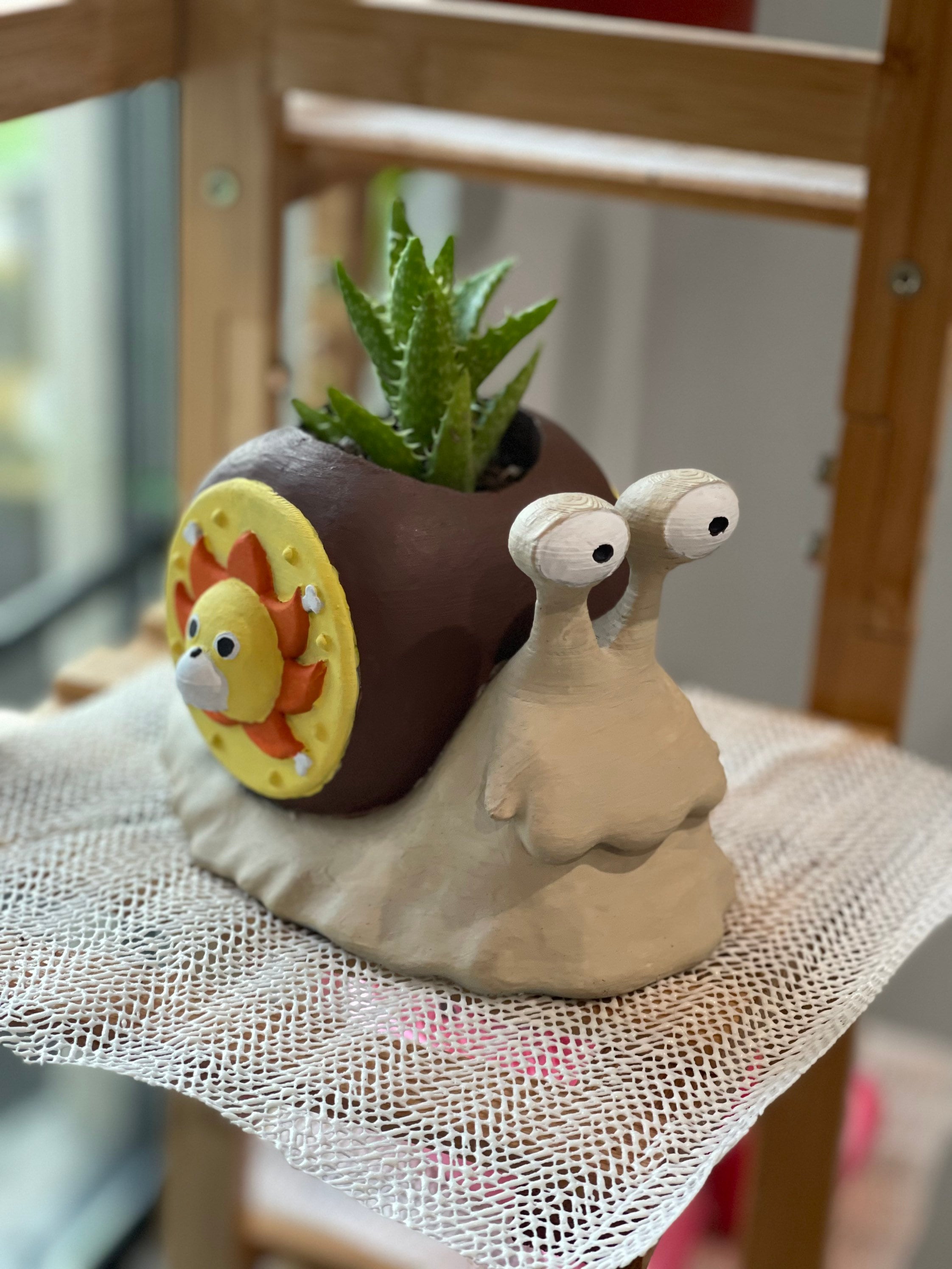 Snail Pot Plant Custom Succulent Stand Indoor Inches Tall - Etsy