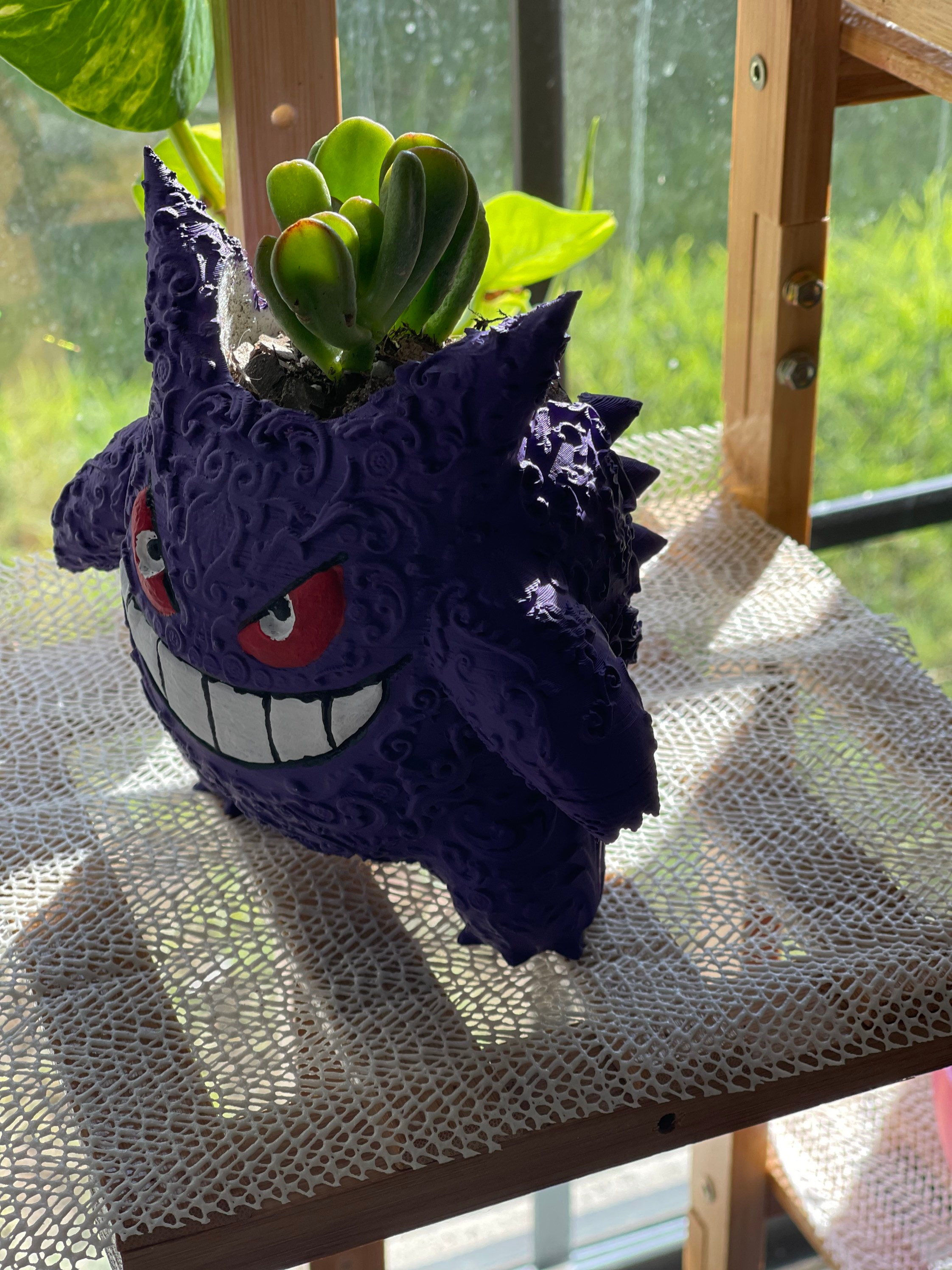 Gen Pot Fan Pot Plant Custom Succulent Stand Indoor Inches Tall - Etsy