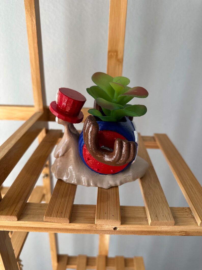 Snail 2 Pot Plant Custom Succulent Stand Indoor Inches Tall - Etsy