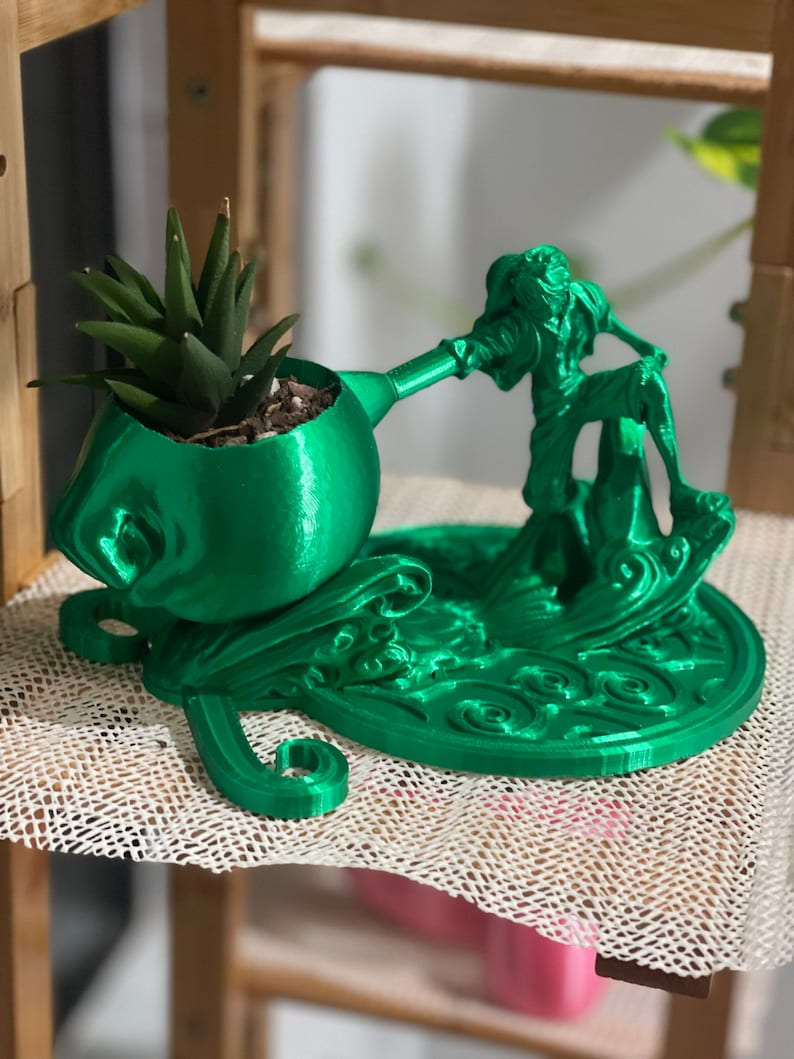 One Anime L Pot Plant Custom Succulent Stand Indoor Inches Tall - Etsy