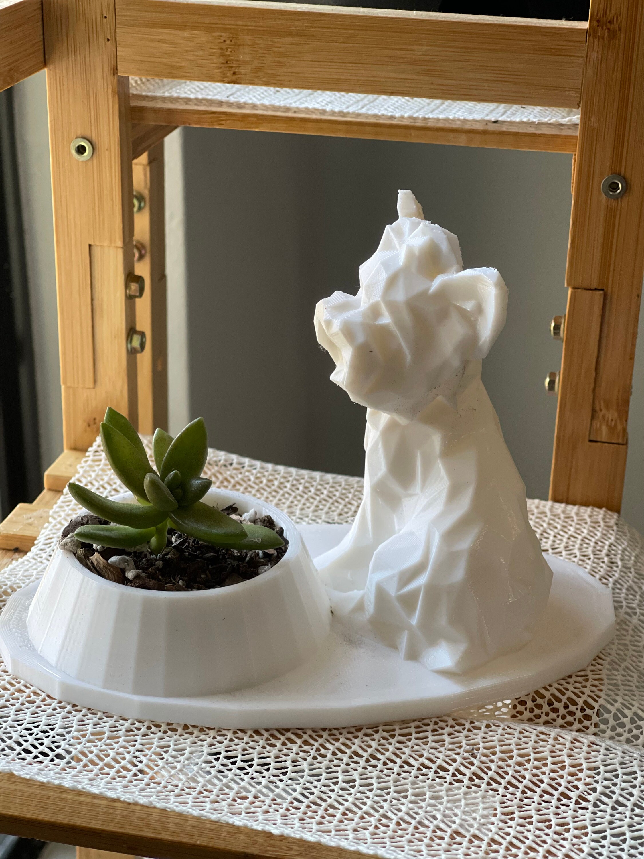 Yorkie Dog Puppy Pot Plant Custom Succulent Stand Indoor Inches Tall - Etsy