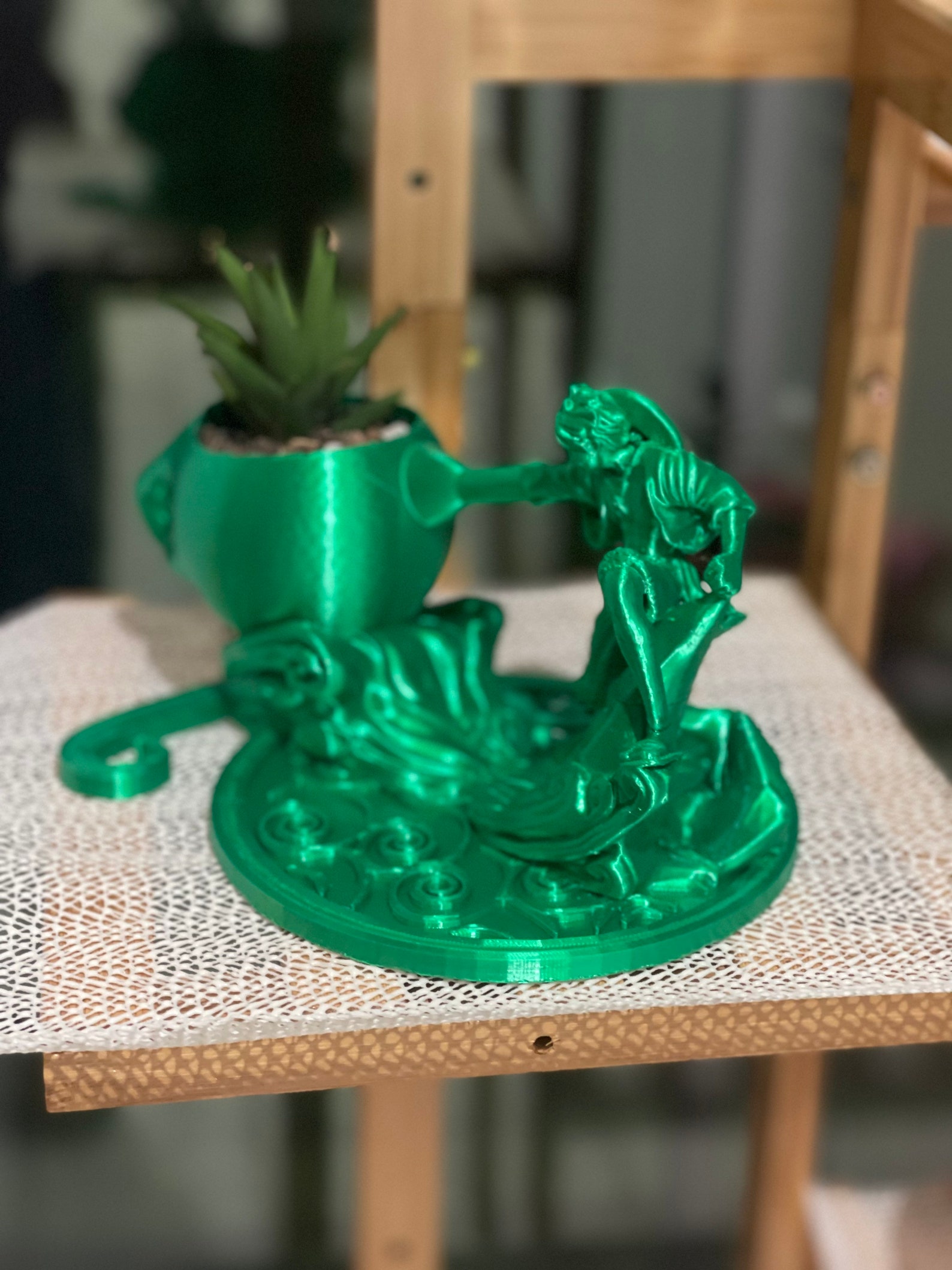 One Anime L Pot Plant Custom Succulent Stand Indoor Inches Tall - Etsy