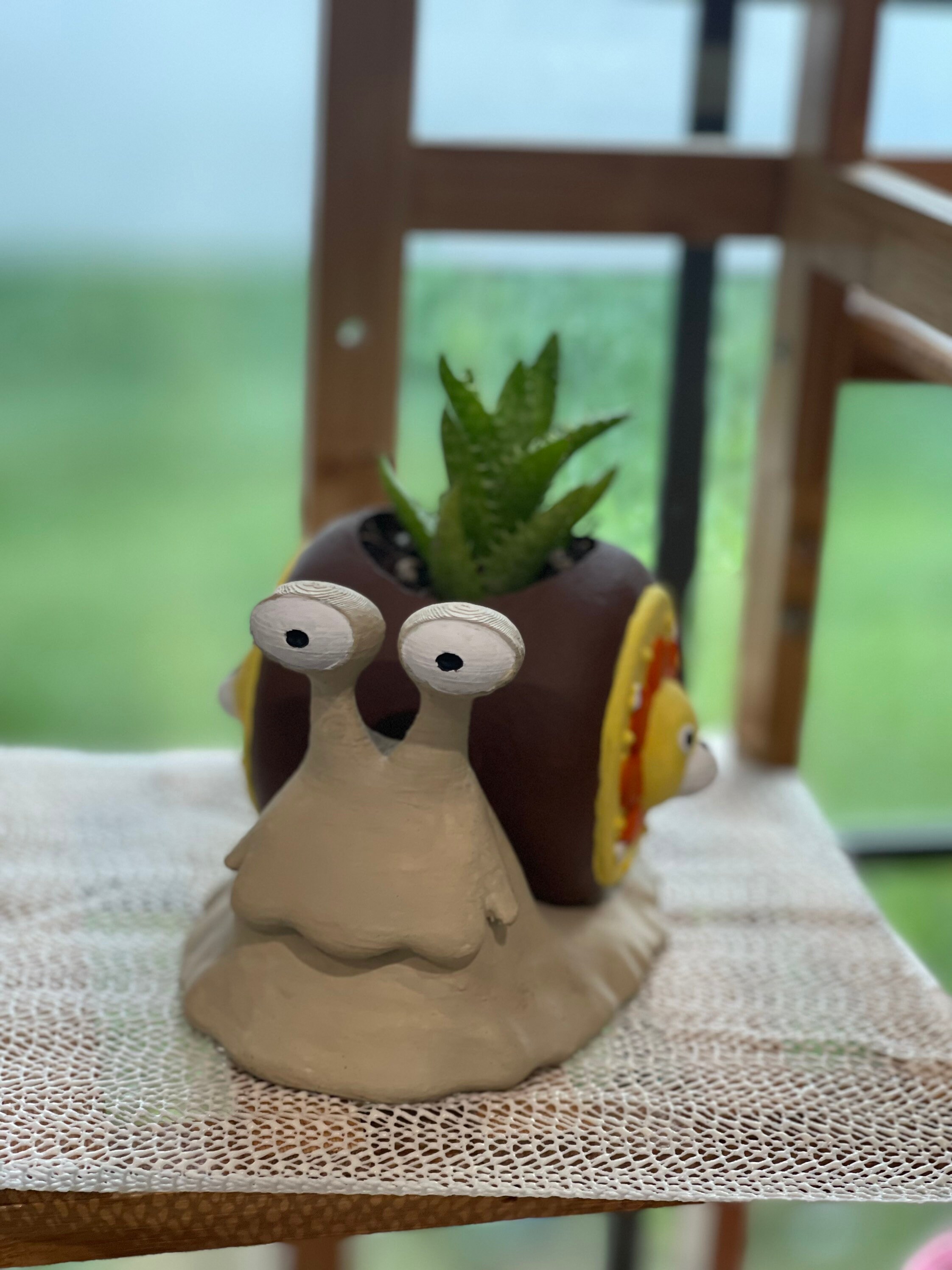 Snail Pot Plant Custom Succulent Stand Indoor Inches Tall - Etsy