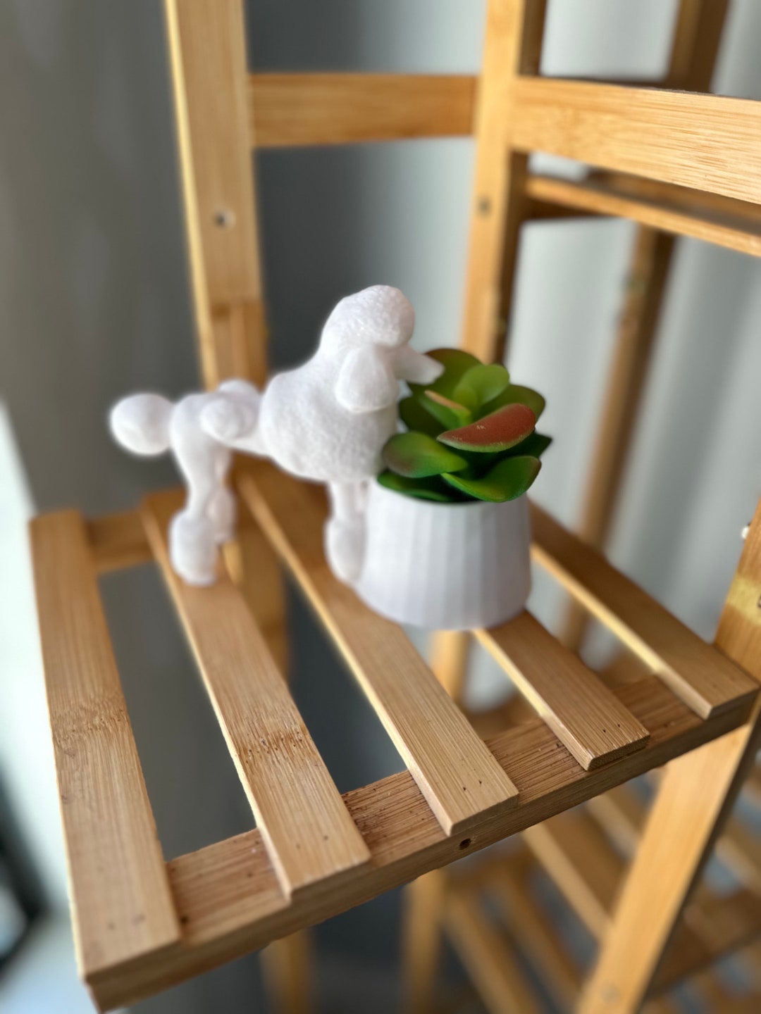 Poodle Dog Pet Lover Pot Plant Custom Succulent Stand Indoor Inches ...