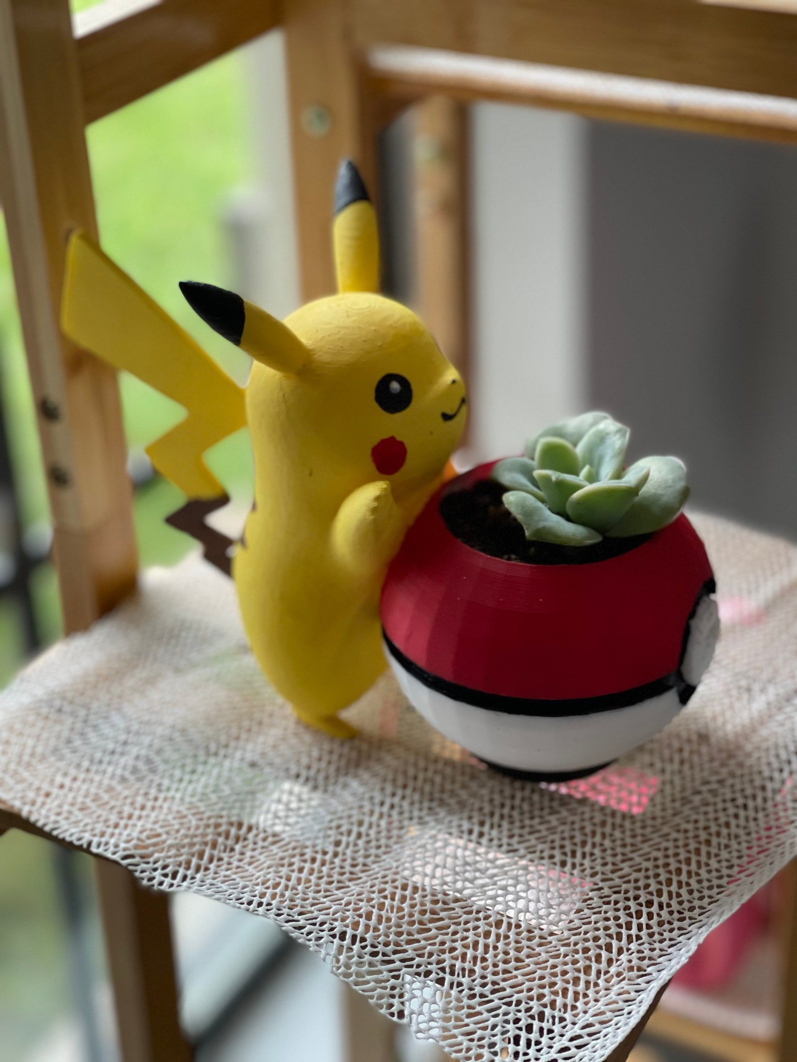 Pika With Ball Pot Plant Custom Succulent Stand Indoor Inches - Etsy