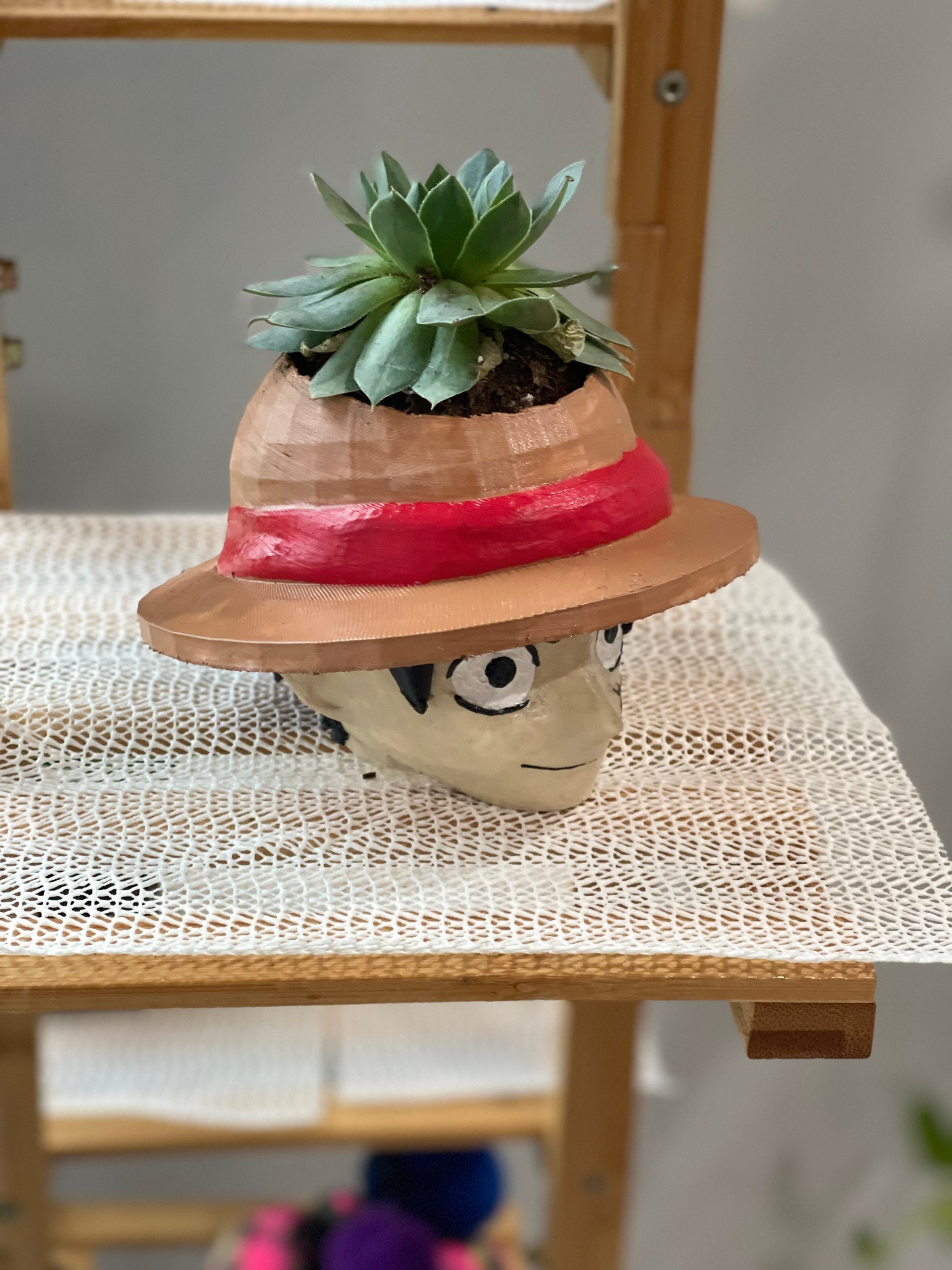 Anime L Head Pot Plant Custom Succulent Stand Indoor Inches Tall - Etsy