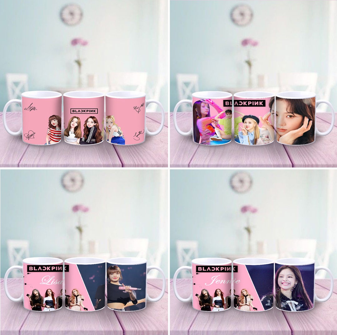 Blackpink Kpop Girls Band Mug. Blinks Fan Mug. Kpop Gift Ideas. Kpop ...