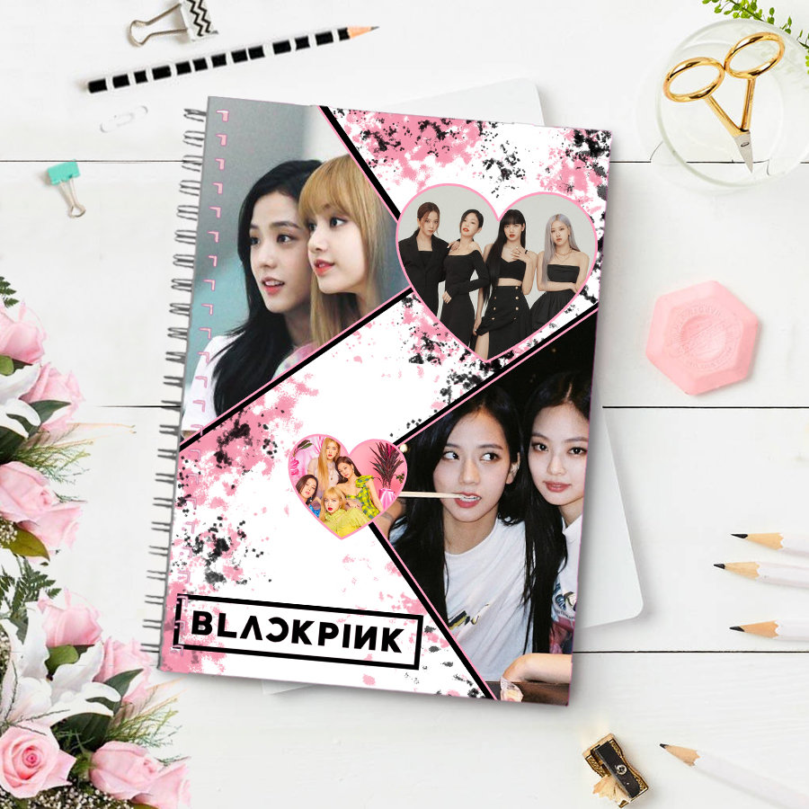 Blackpink Notebook, Kpop Girls Band A5 Size Notebook, Blinks Fan. Kpop ...