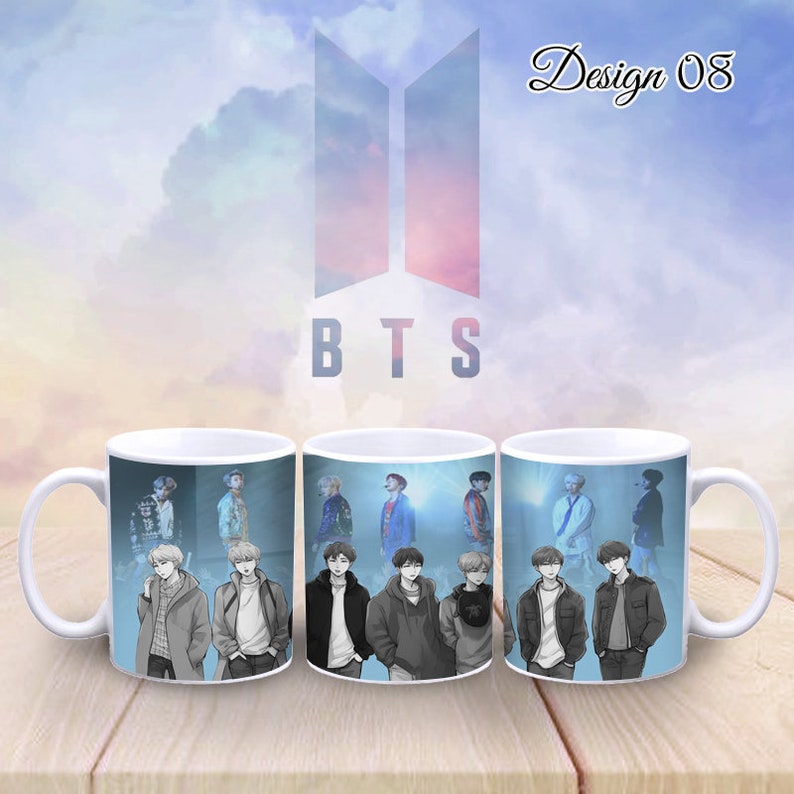 BTS Band Mug / Bangtan Boys/ South Korean Music Band Attractive Mug ...
