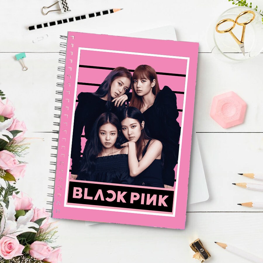 Blackpink Notebook, Kpop Girls Band A5 Size Notebook, Blinks Fan. Kpop ...