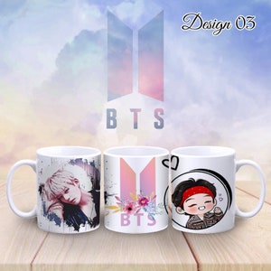 BTS Band Mug / Bangtan Boys/ South Korean Music Band Attractive Mug ...