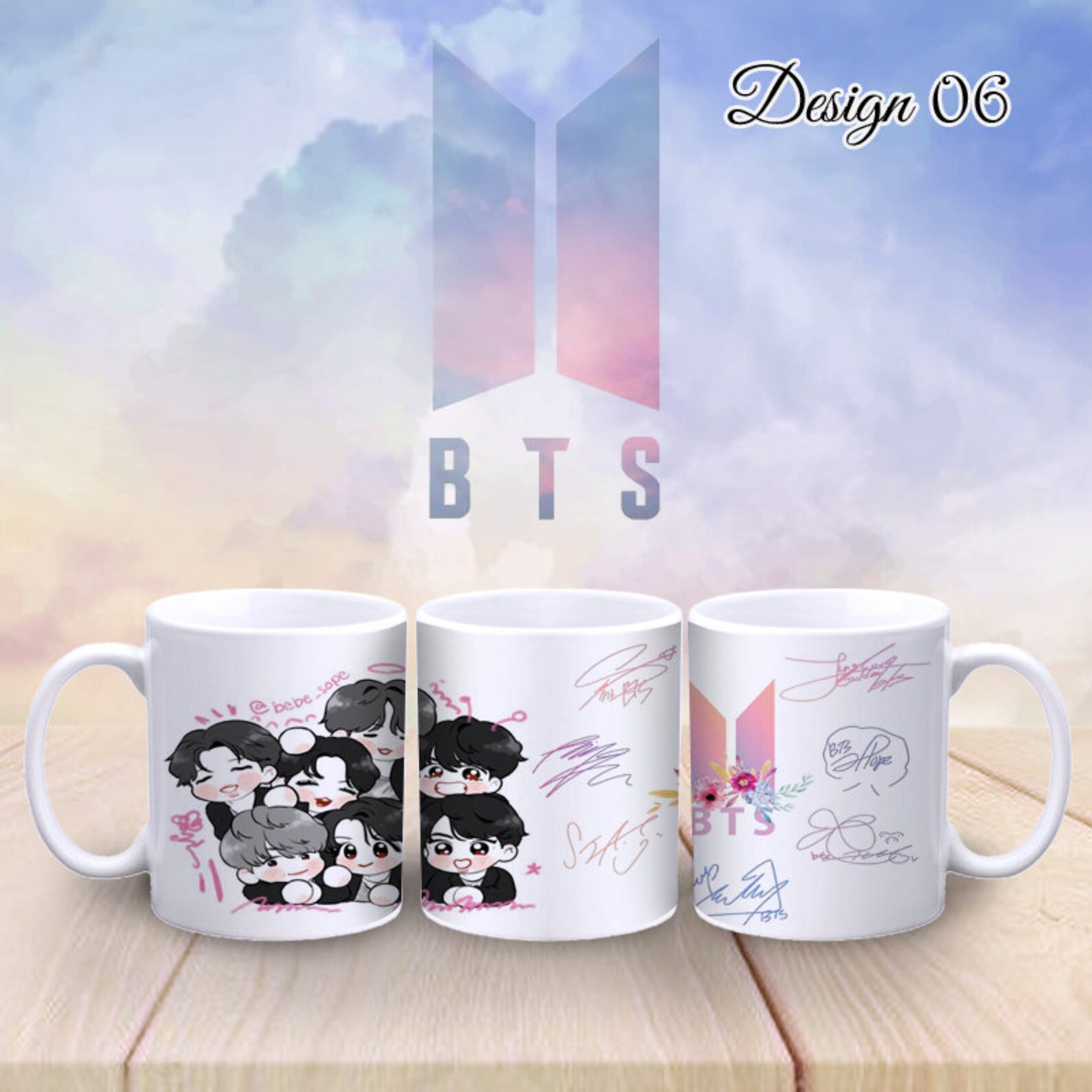 BTS Band Mug / Bangtan Boys/ South Korean Music Band Attractive Mug ...