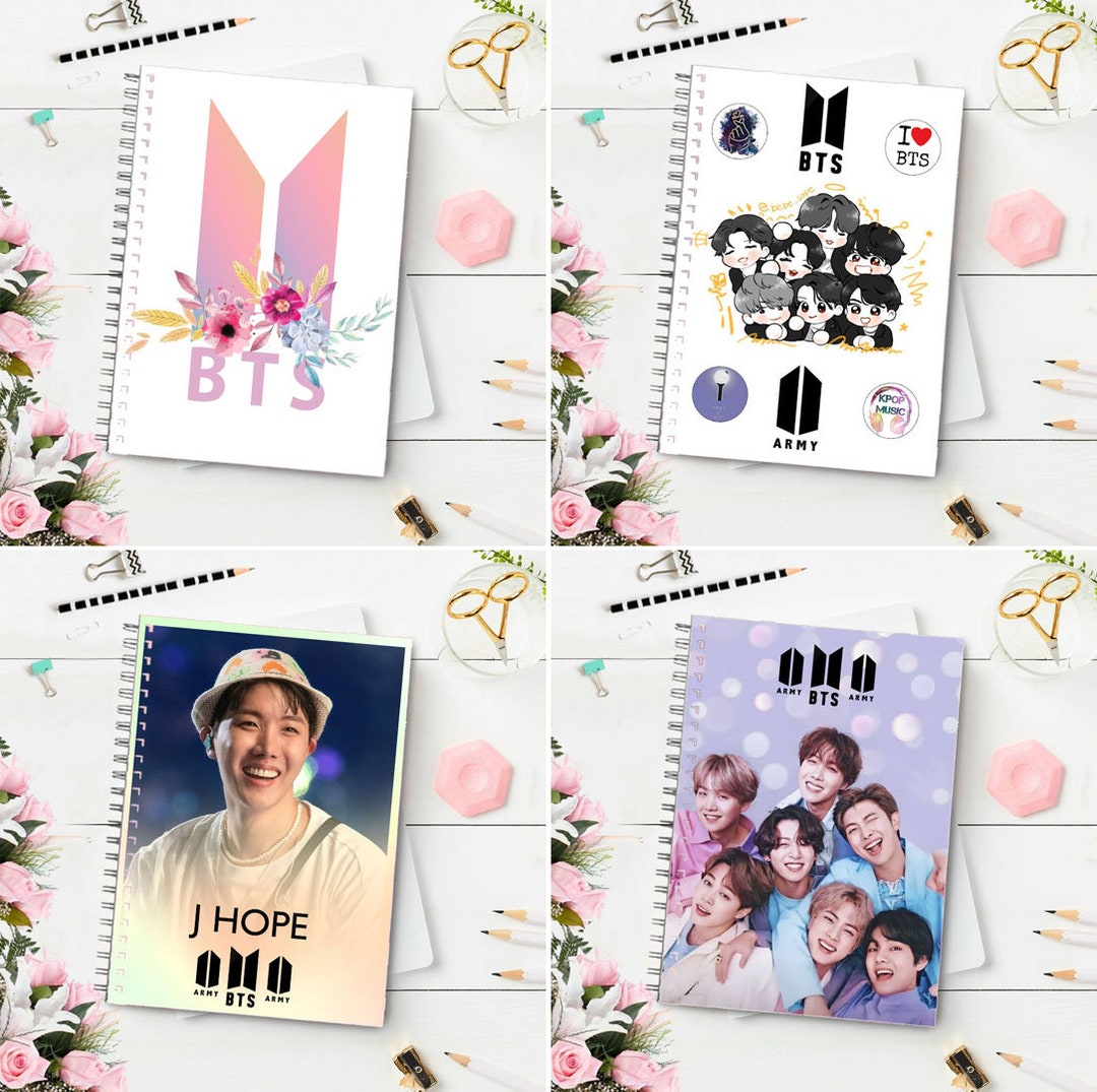 BTS Notebook/ Bangtan Boys/ South Korean Music Band A5 Ruled Notebook ...