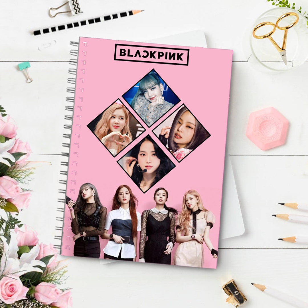 Blackpink Notebook, Kpop Girls Band A5 Size Notebook, Blinks Fan. Kpop ...