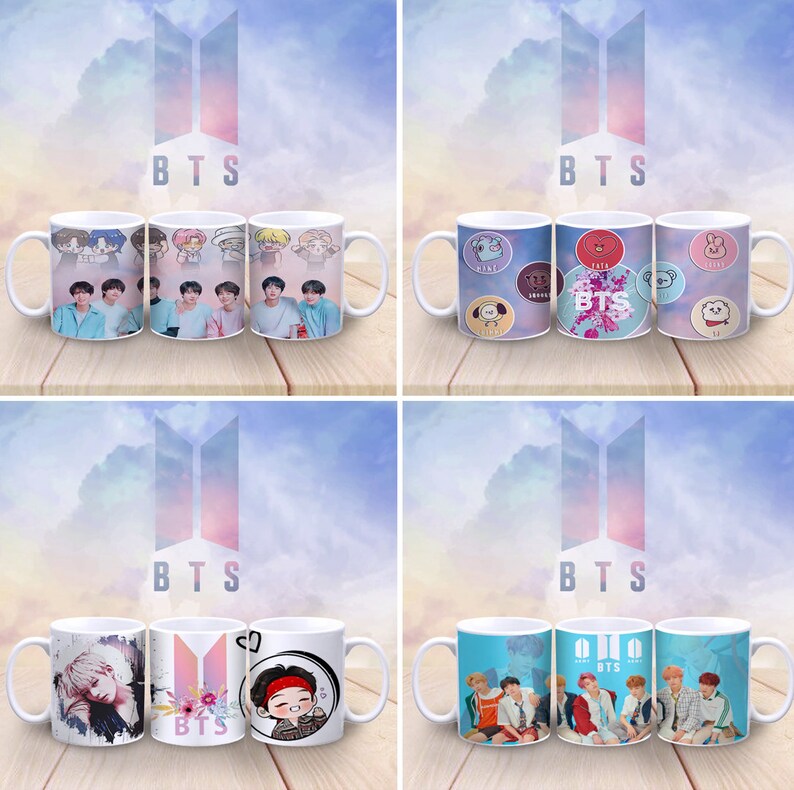 BTS Band Mug / Bangtan Boys/ South Korean Music Band Attractive Mug ...