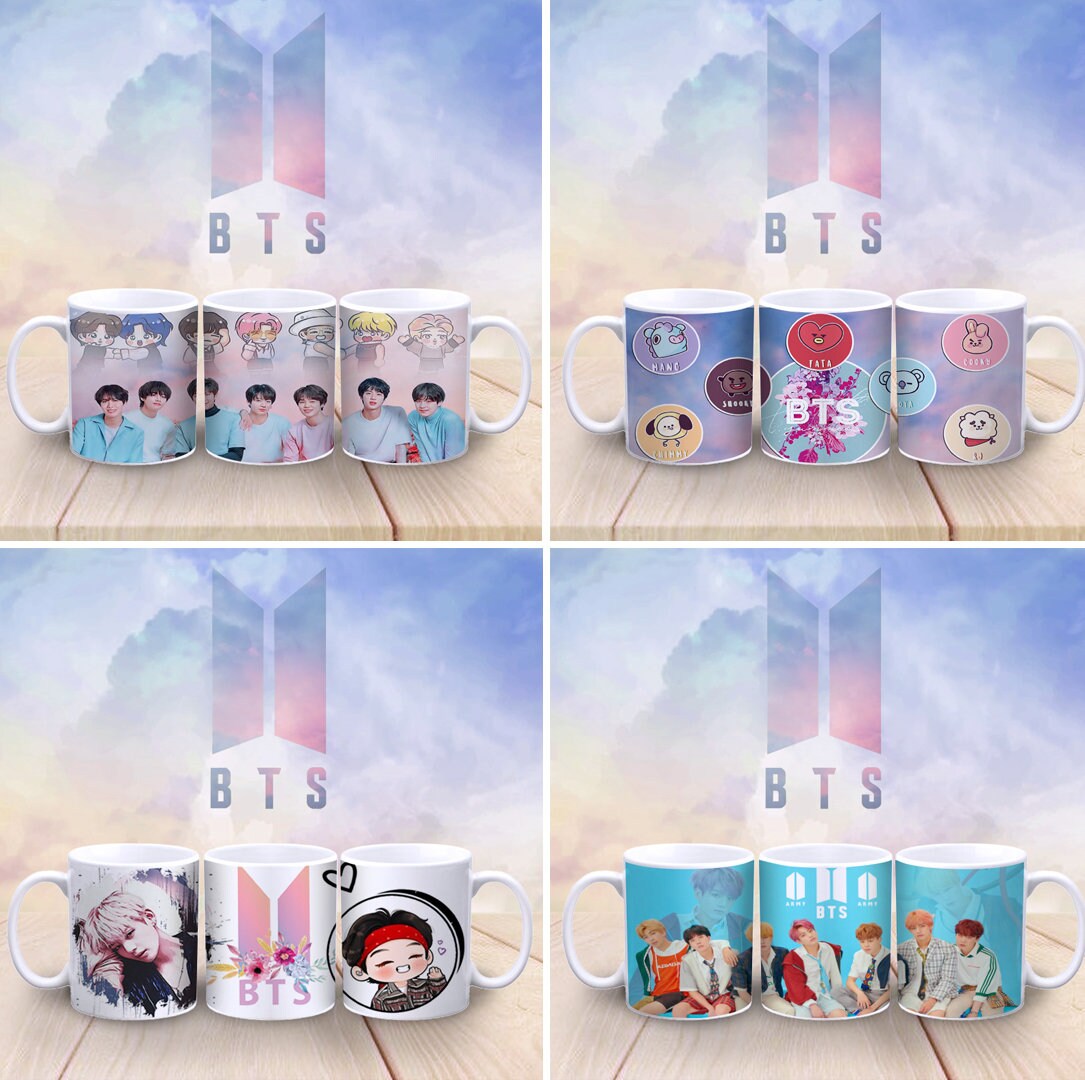 BTS Band Mug / Bangtan Boys/ South Korean Music Band Attractive Mug ...