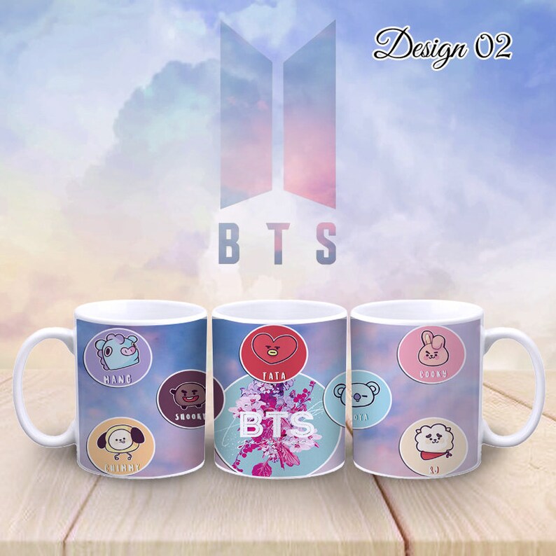 BTS Band Mug / Bangtan Boys/ South Korean Music Band Attractive Mug ...