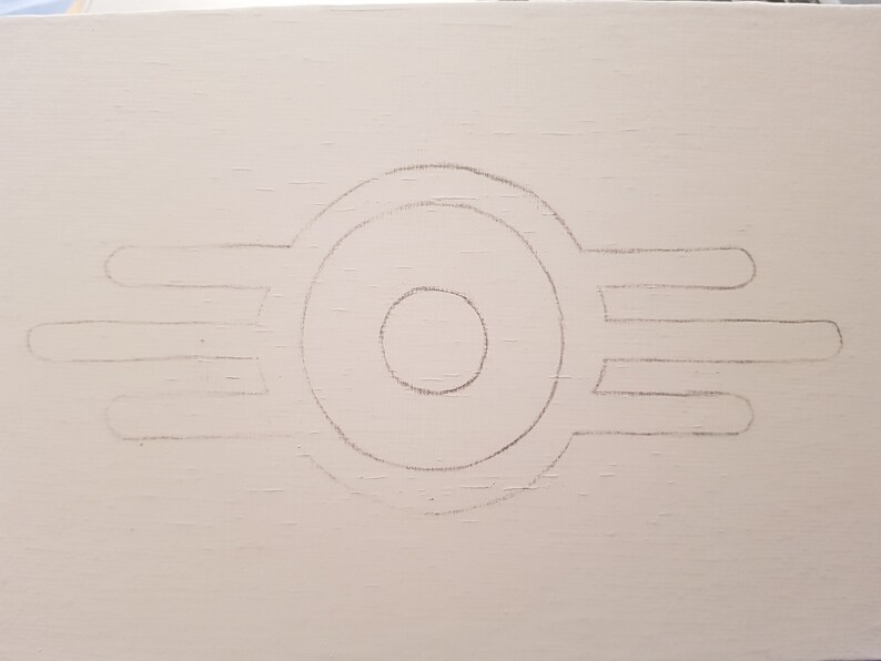 Fallout Vault Symbol Acrylic Painting A5 - Etsy
