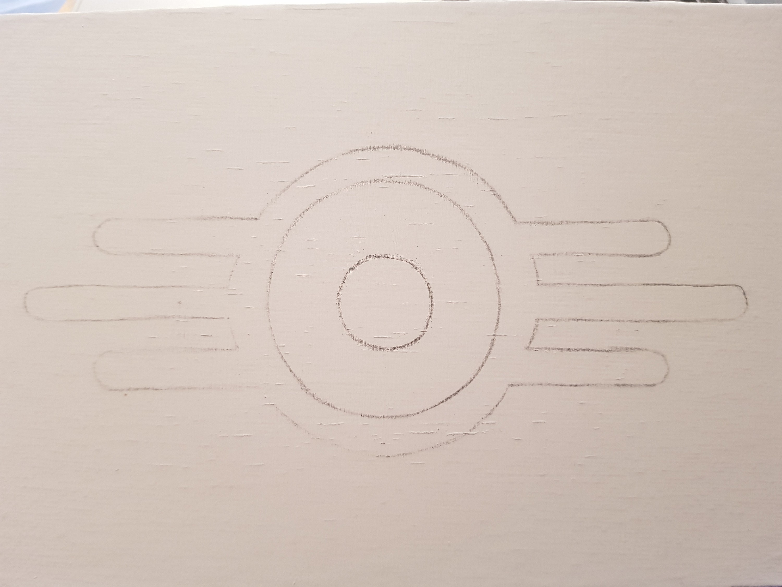 Fallout Vault Symbol Acrylic Painting A5 - Etsy