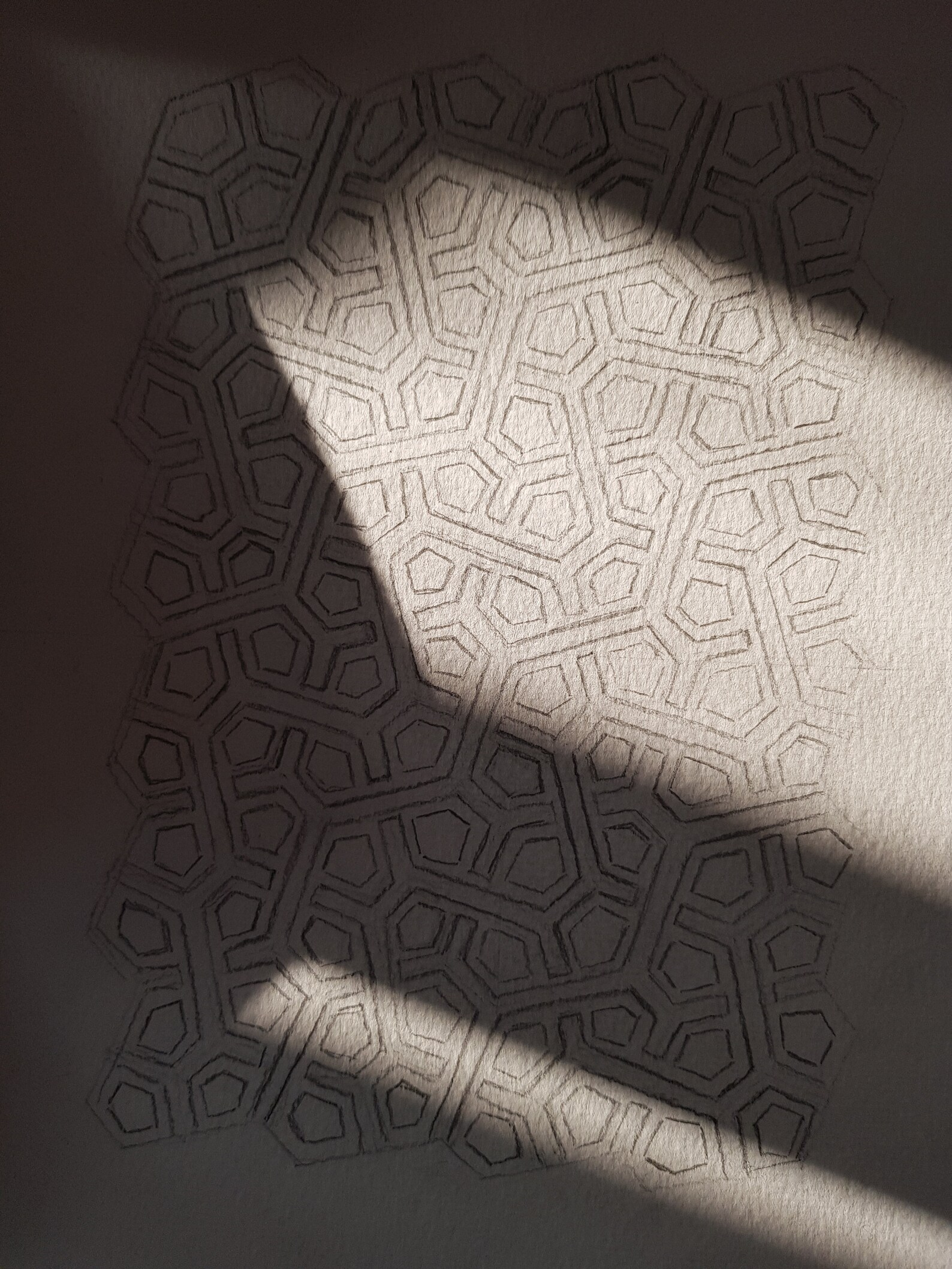 Silver and Black Woven Cairo Pentagonal Tiles (A4) - Etsy