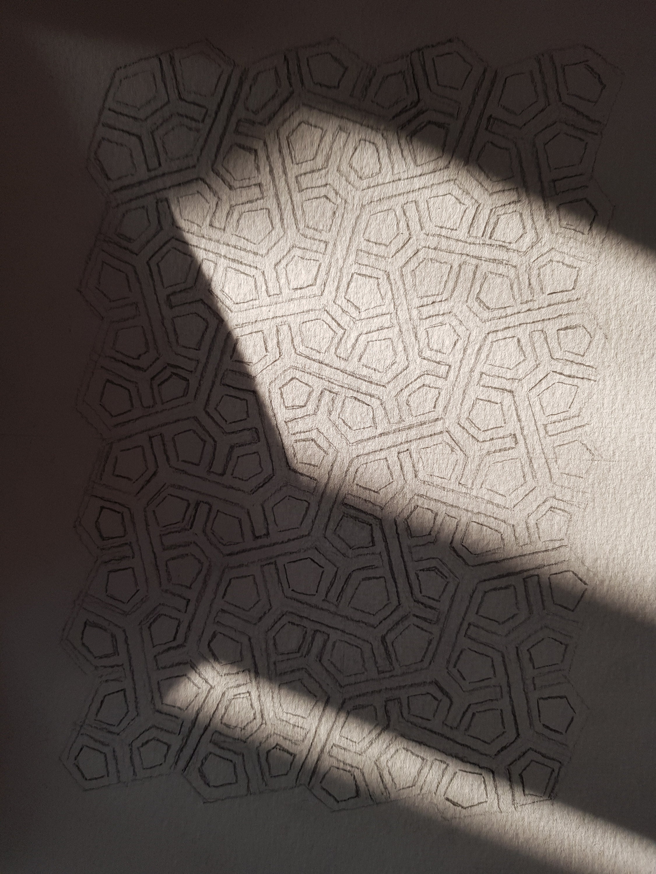 Silver and Black Woven Cairo Pentagonal Tiles (A4) - Etsy