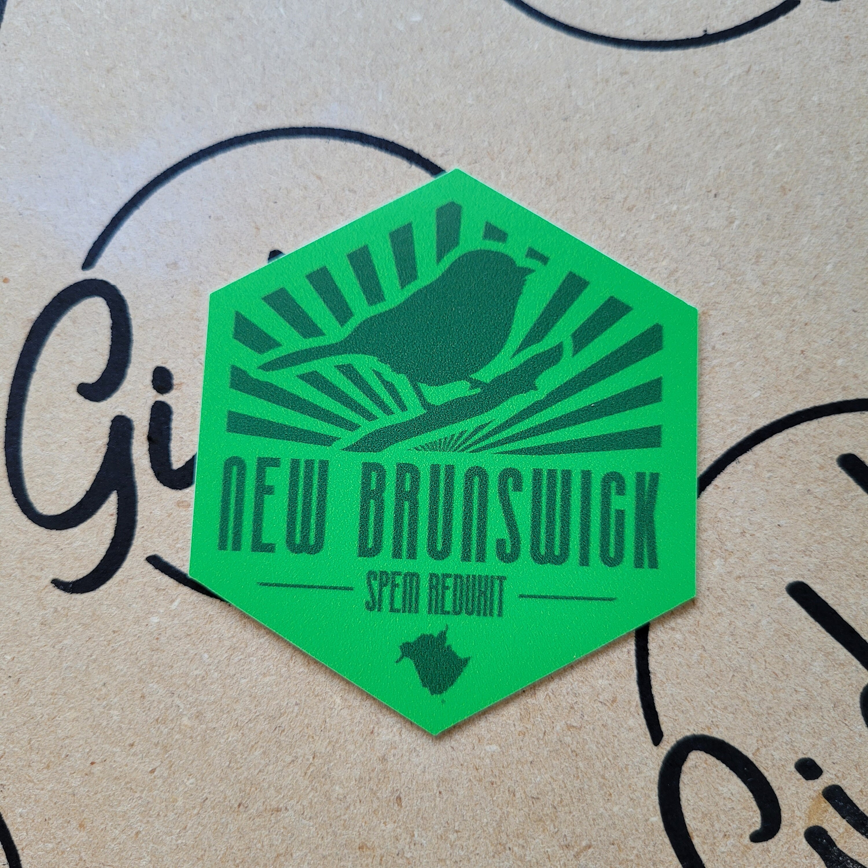 New Brunswick Vinyl Sticker - Etsy