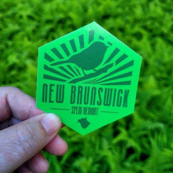 New Brunswick Vinyl Sticker - Etsy