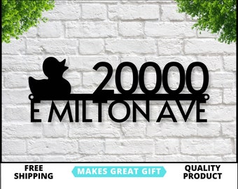 Duck House Numbers - Etsy