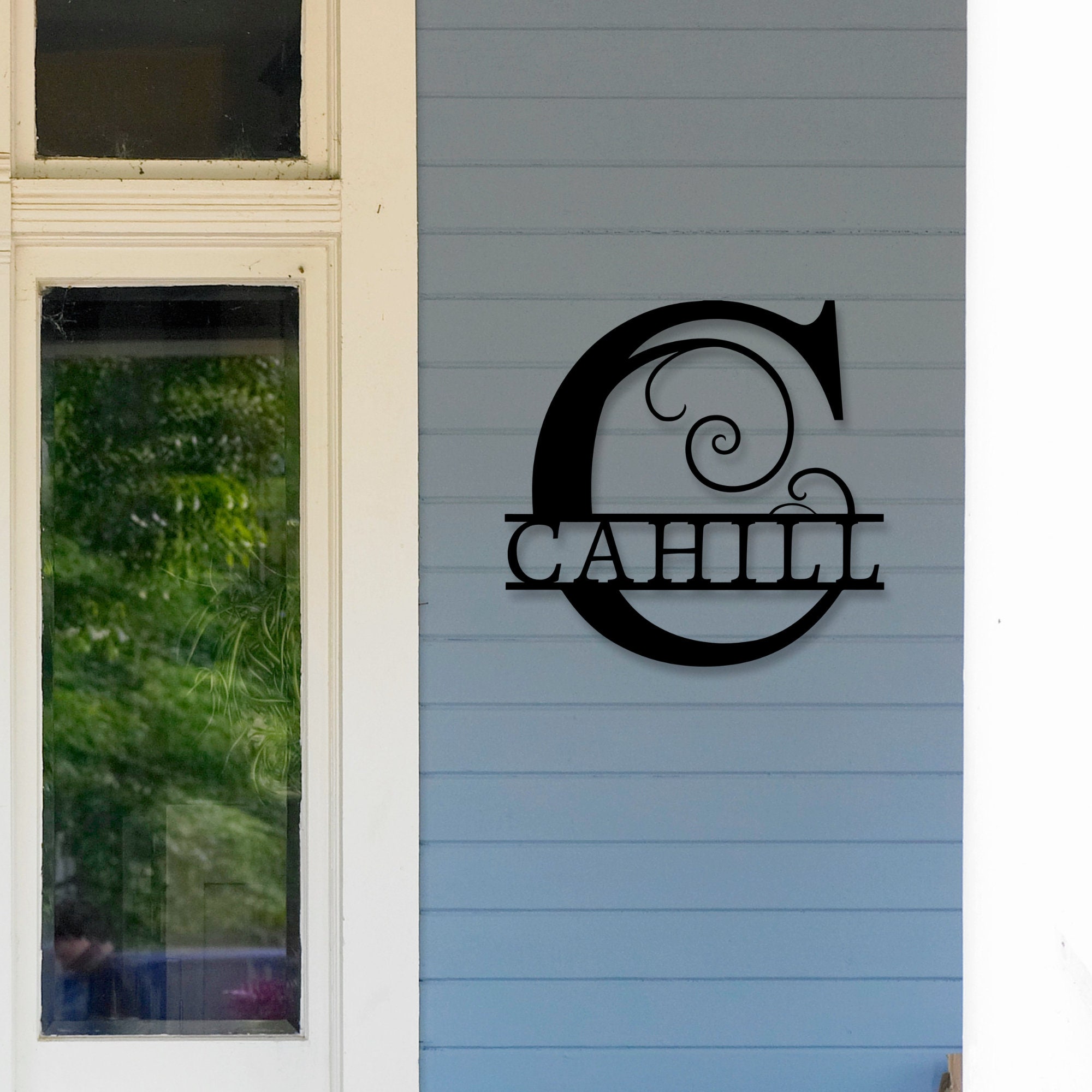 Metal Wall Art Last Name Sign Family Name Sign Metal - Etsy